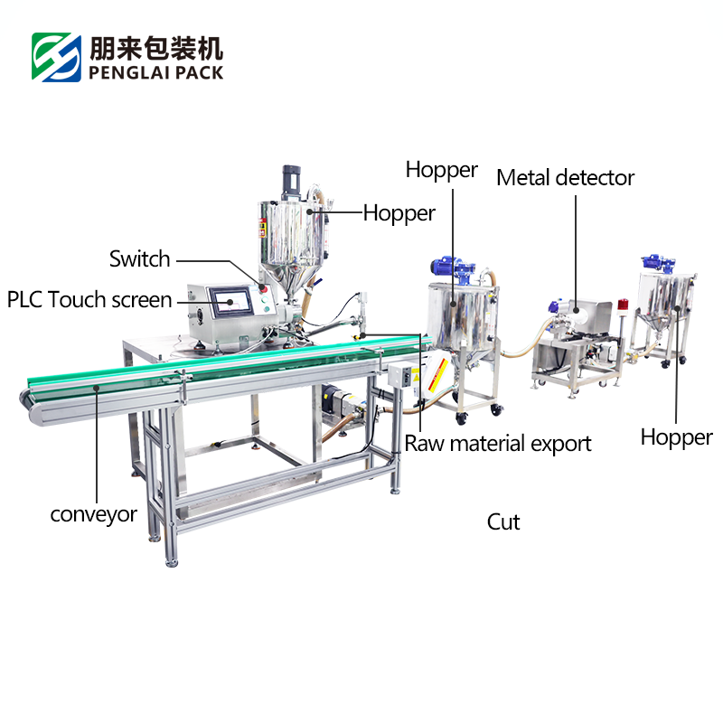 SUS304 Peanut Butter Filling Machine Automatic With Rotor Pump